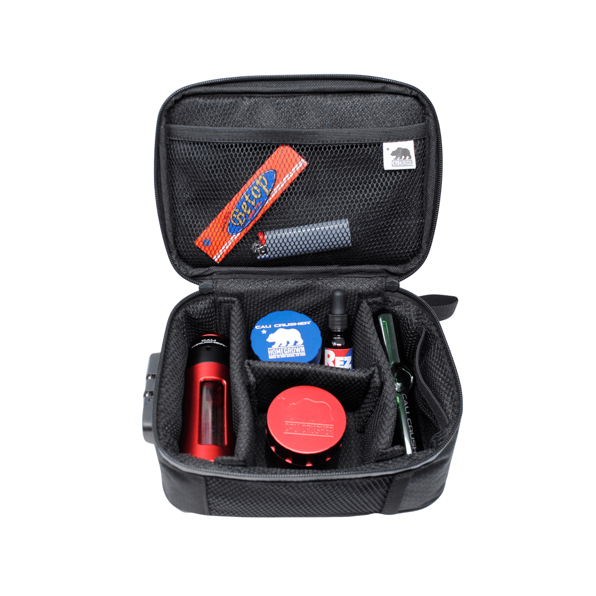 Cali Soft Case Large - Black with Blue Logo – MediVape New Zealand